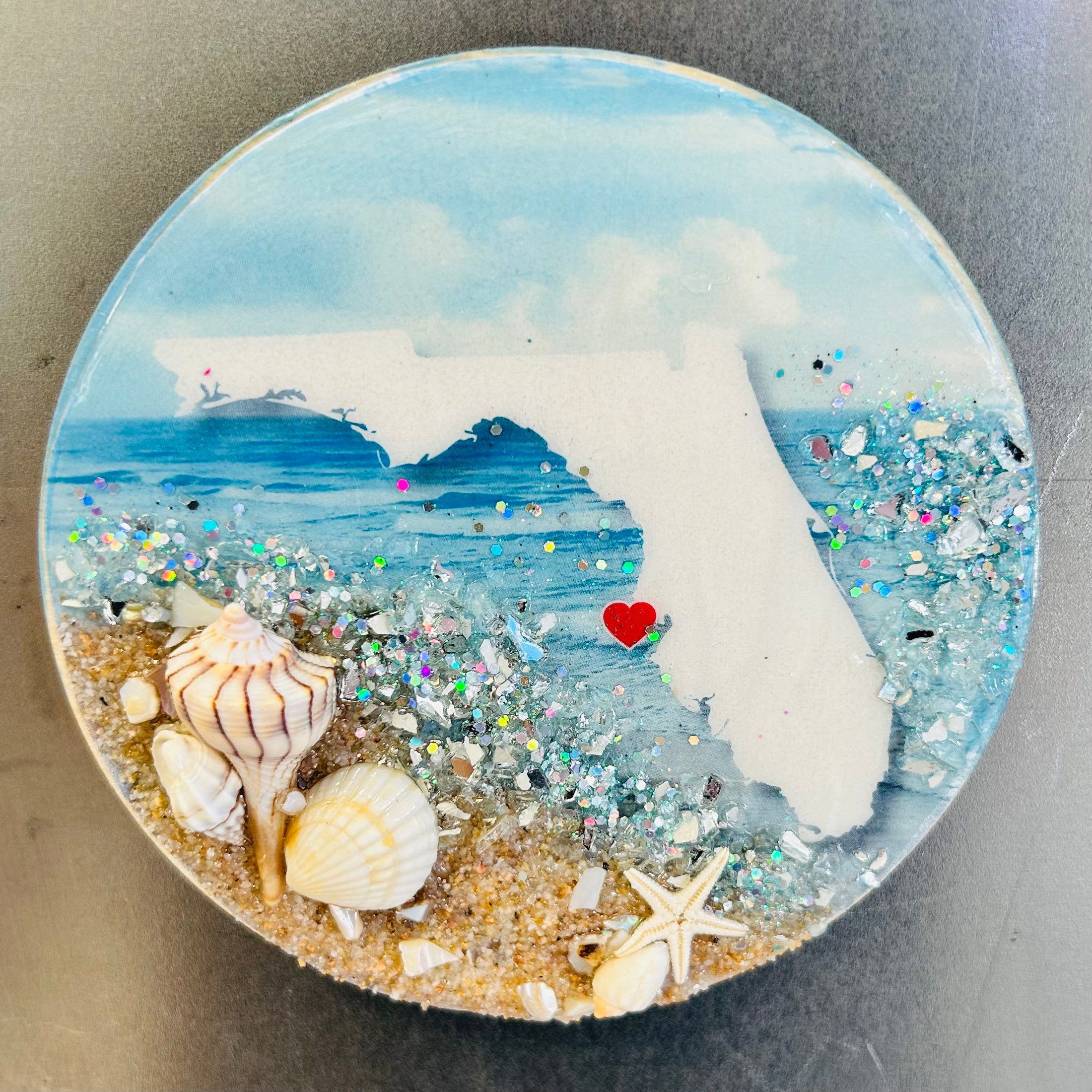 I heart Florida Beach Magnet – Live Well Design & Co.